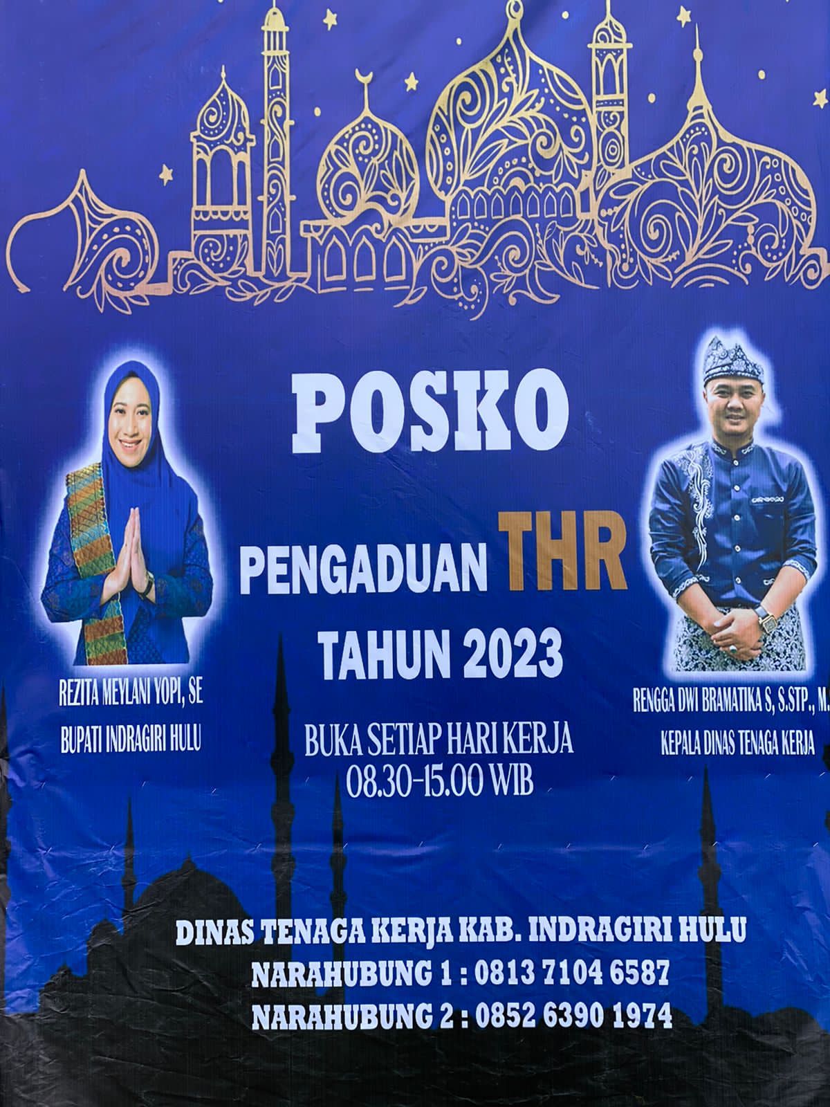 Disnaker Inhu Buka Posko Pengaduan THR || Riauterkini.com - - www.teras.id